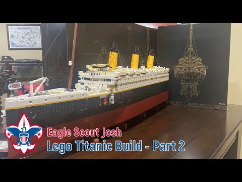 Building the Lego Titanic! - Part 2 - Set# 10294 - YouTube