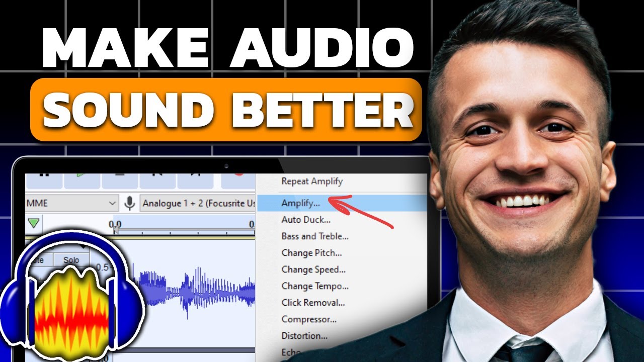 How To Make Audio Sound Better In Audacity - Step By Step Guide - YouTube