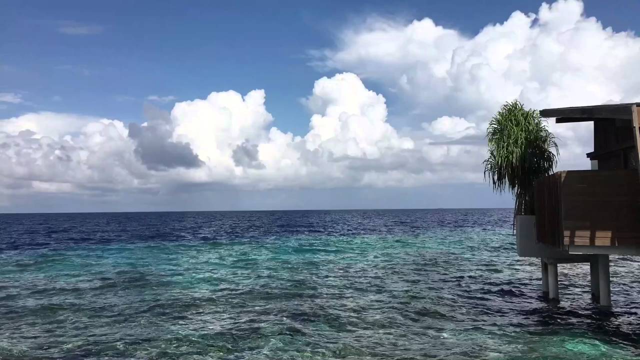 Maldives time lapse of incoming storm 1080p - YouTube