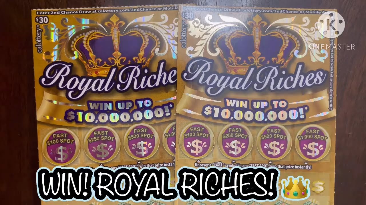 WIN! ROYAL RICHES! 👑 CA Scratchers - YouTube