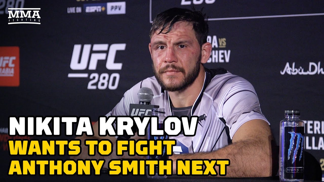 Nikita Krylov Wants Anthony Smith Next, Hopes Glover Teixeira Retakes ...