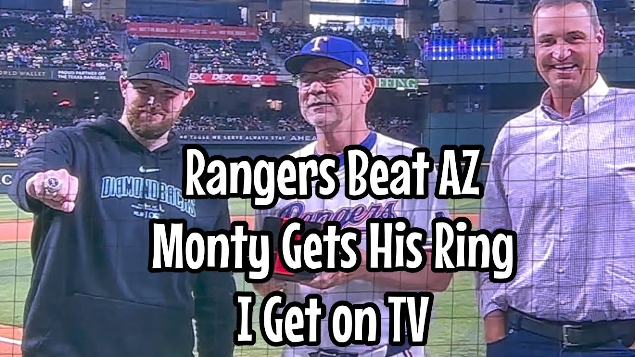 Texas Rangers Win! Jordan Montgomery Gets His World Series Ring I Get ...