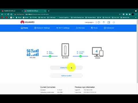 How to Configure Stc modem 5G CPE Pro WiFi Router H112-372 - YouTube