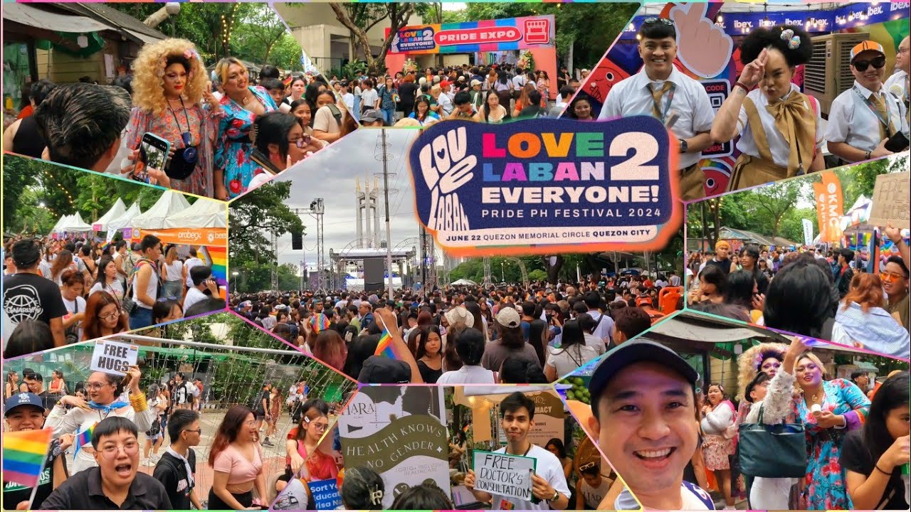 LOVE LABAN 2 EVERYONE! PRIDE PH 🇵🇭 PRIDE EXPO 2024🌈 Walking Around QC ...