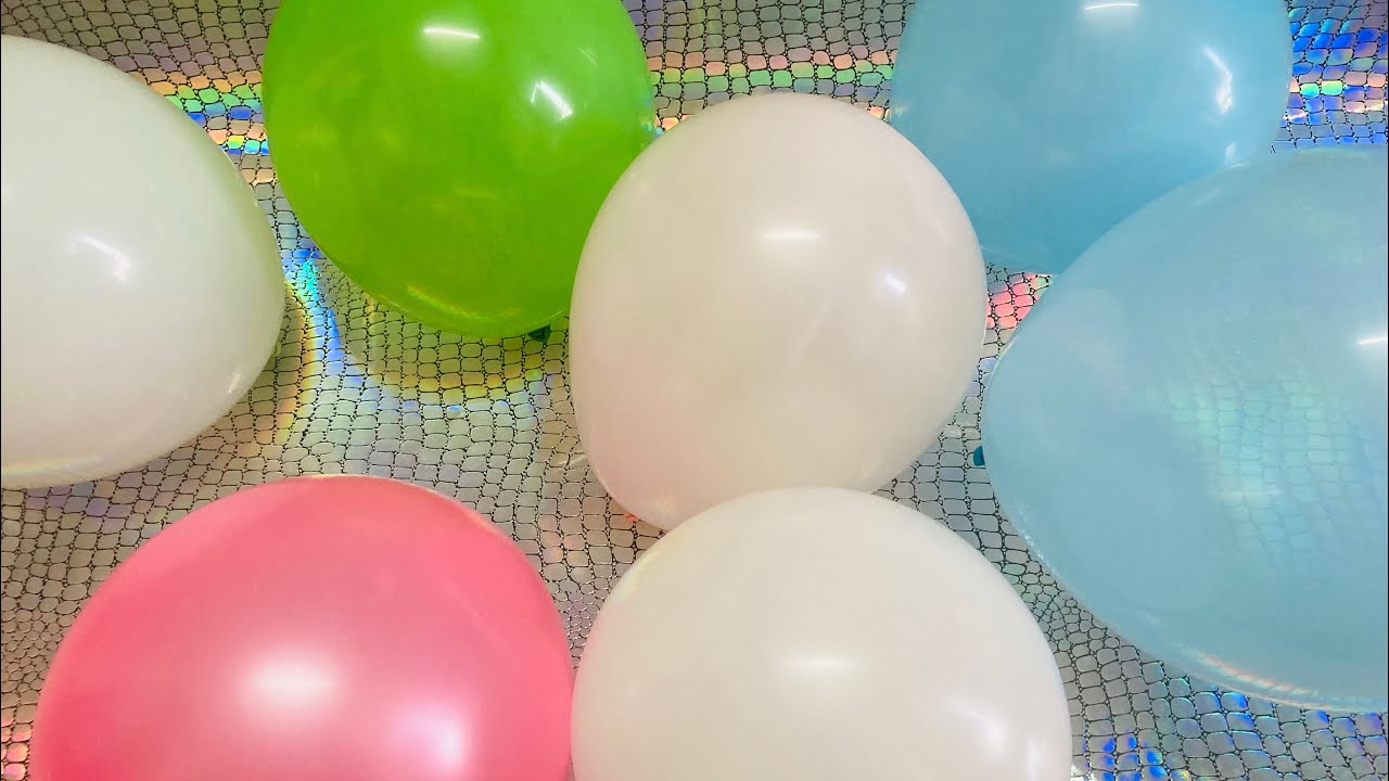 Lots of colorful balloon blowing video | asmr balloon blowing video ...