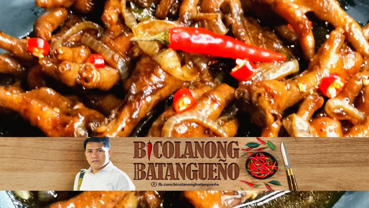 Masarap Na Luto Sa Chicken Feet Adobo - YouTube
