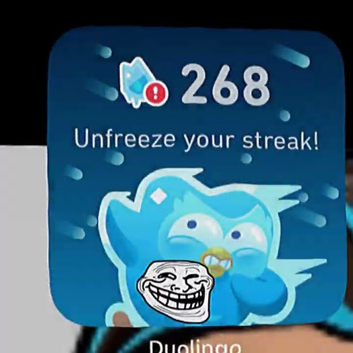 Duolingo froze to death #comedy #memes #jokes - YouTube