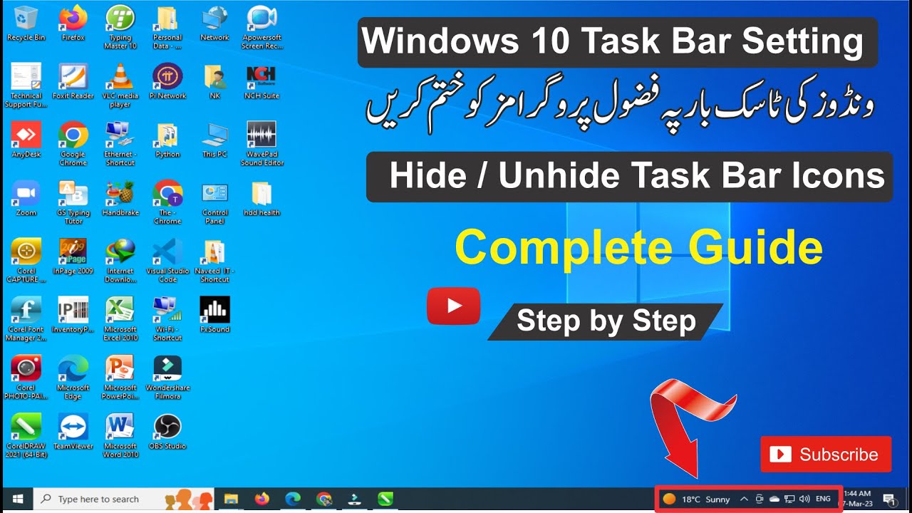 Want to Customize Your Windows10 Task Bar? Here's How to Hide and ...