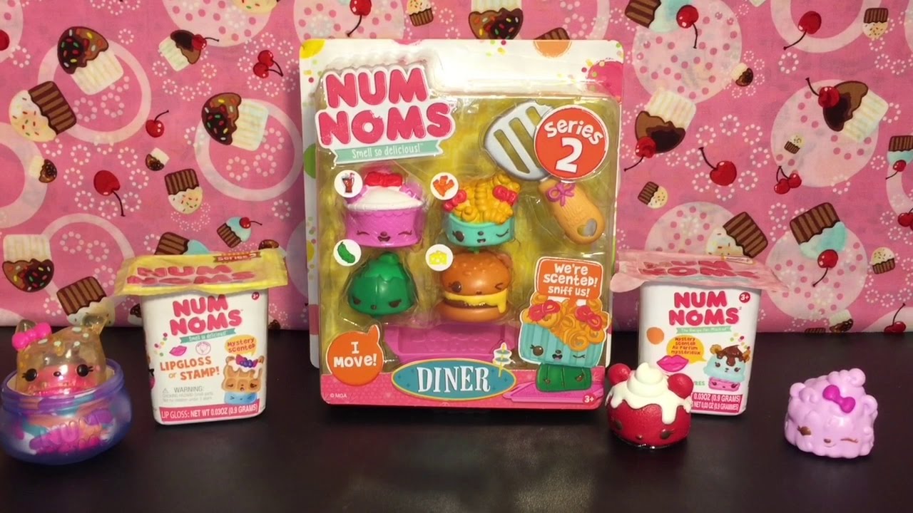 Unboxing Num Noms Diner Set & Series 1 and 2 Blind Box - YouTube