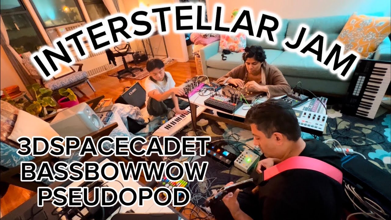 INTERSTELLAR JAM - Soma Terra, Behringer Edge, Hologram Microcosm, Mayones Cali4 MiniBass ...