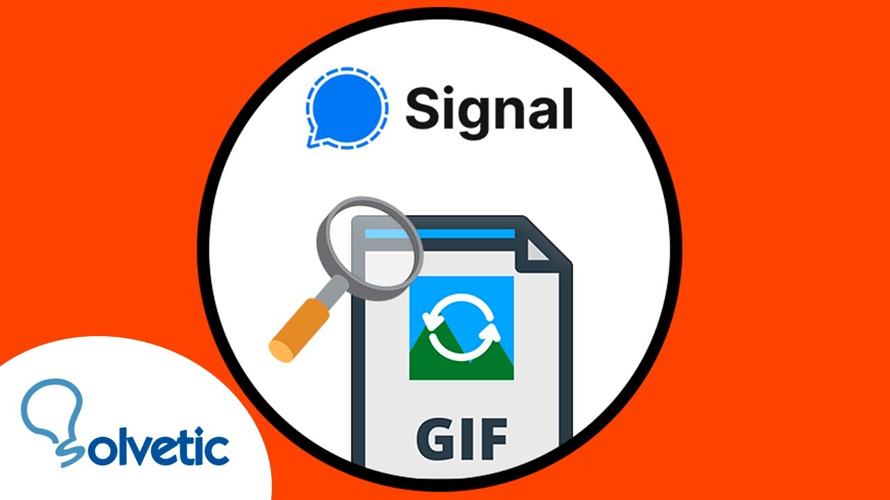 🔍💬 How to SEARCH and SEND GIF Signal - YouTube