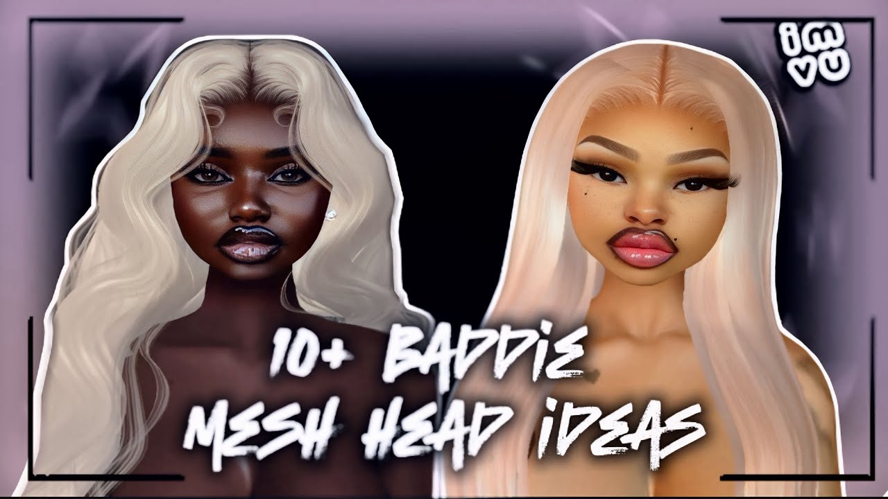 * Imvu * Baddie Mesh heads - YouTube