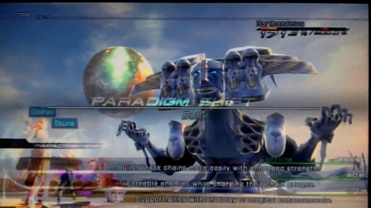 Boss 21 - Barthandelus 2 Part 1/3 - Final Fantasy XIII PS3 - YouTube