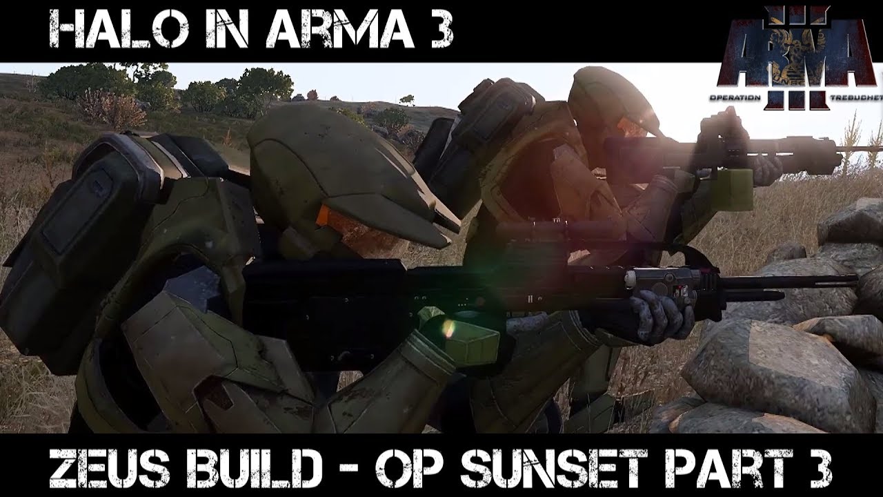 Halo in ArmA 3 - Building Operation Sunset Part 3 - Zeus Perspective ...