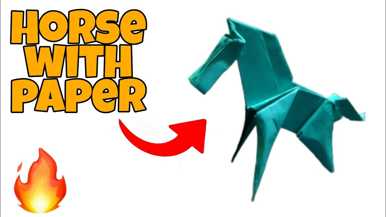 HOW TO MAKE HORSE WITH PAPER || HORSE WITH PAPER || - YouTube