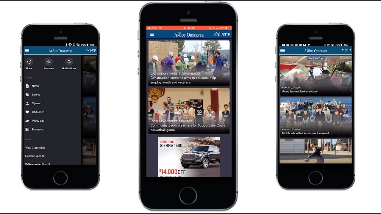 Argus Observer News APP Tutorial - YouTube