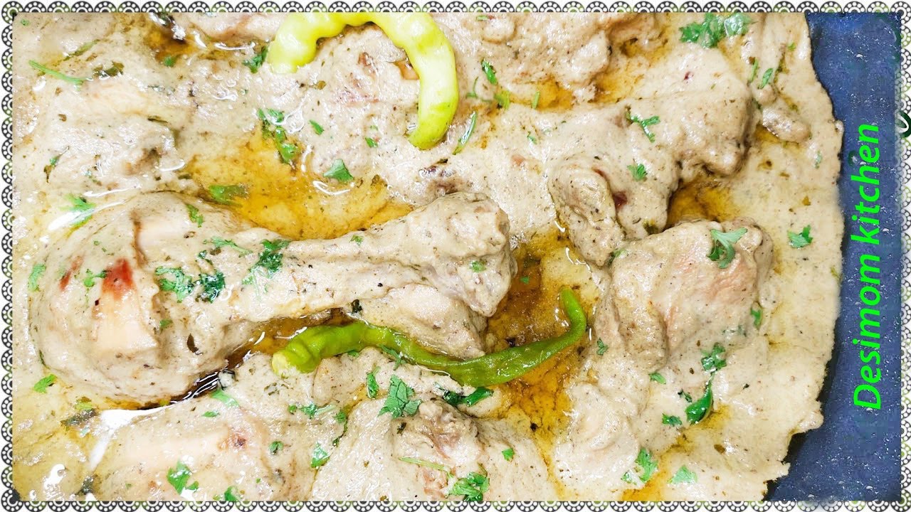 Best Ever Chicken Afghani Recipe With Creamy Gravy ️ Afghani Chicken Ka ...