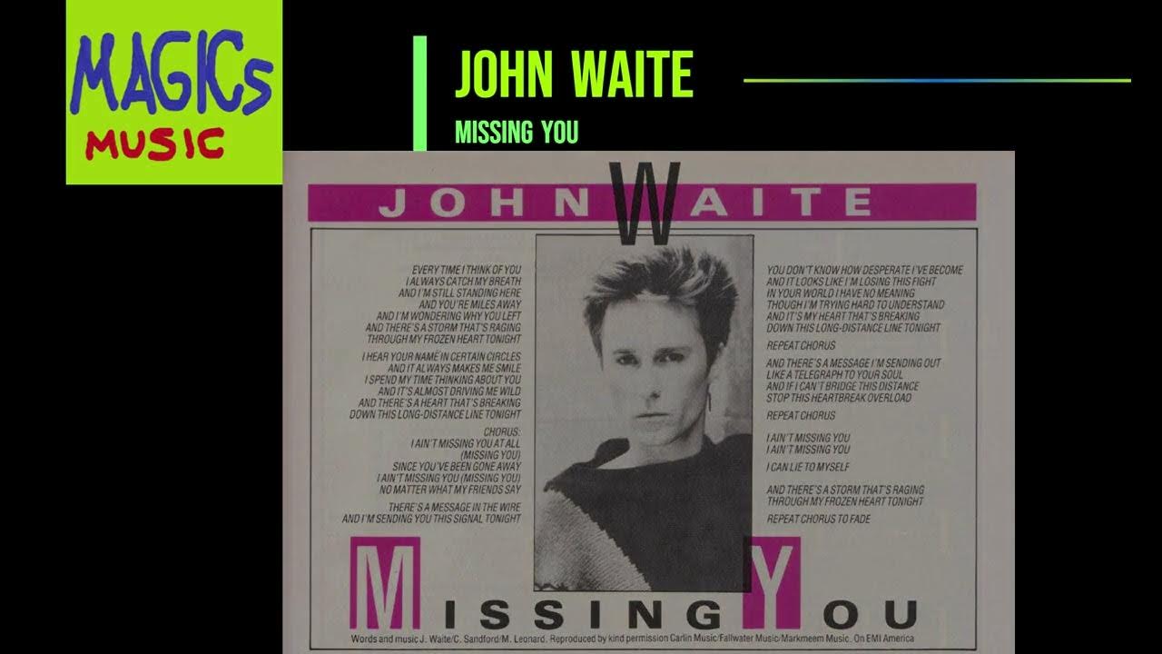 John Waite - Missing You - YouTube