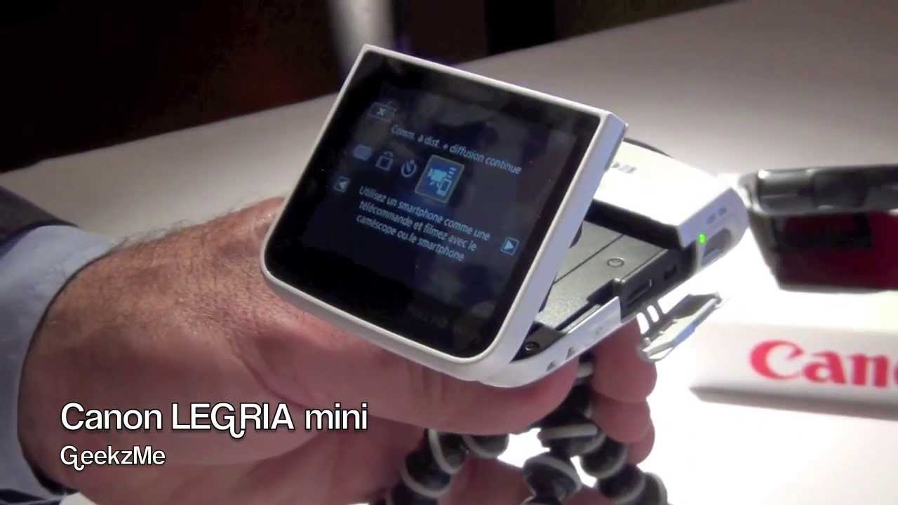 Caméscope Canon LEGRIA mini - YouTube