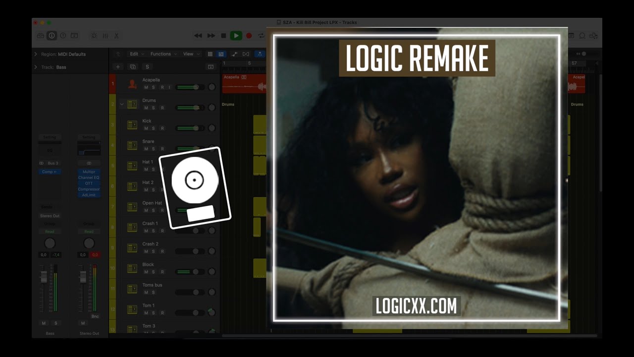 SZA - Kill Bill (Logic Pro Remake) - YouTube