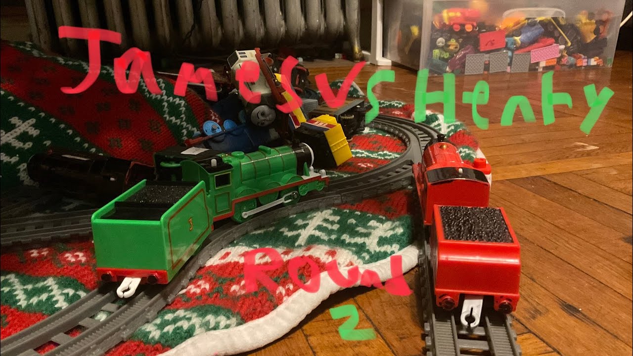 Tomy soder races james vs Henry race 2 round 2 - YouTube