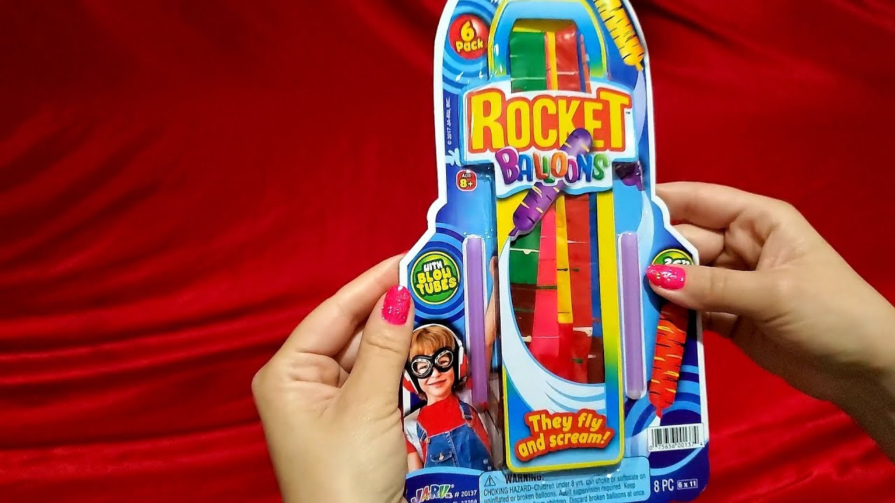 FUN ROCKET BALLOON INFLATION DEFLATION!!!! - YouTube