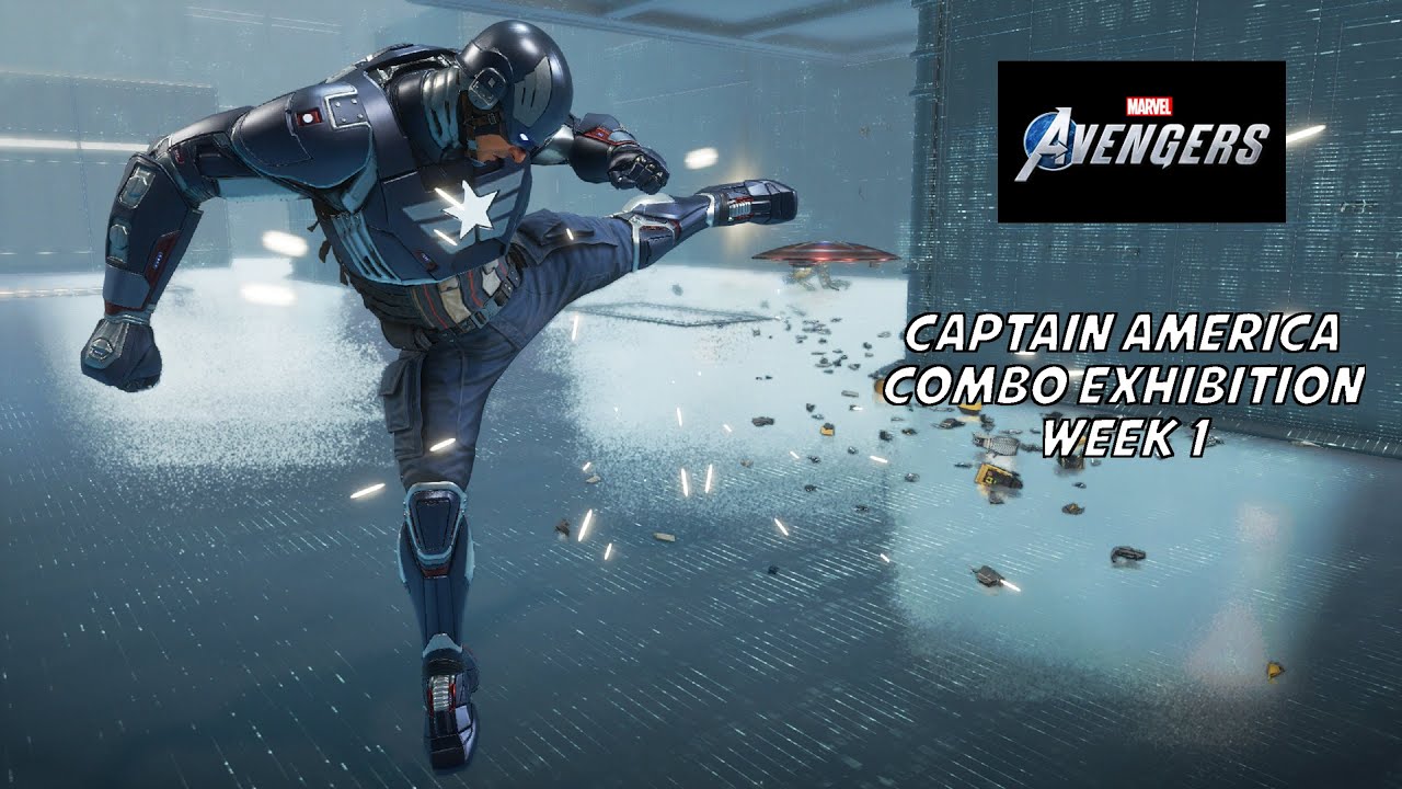 Marvel's Avengers - Captain America - Combo Exhibition (Week 1) - YouTube