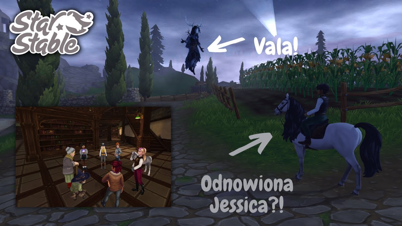 Star Stable - Jessica i Vala, biblioteka Fortu Maria odkryta! - YouTube