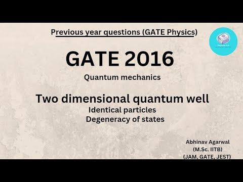 GATE Physics PYQ|| Quantum mechanics|| IIT JAM 2025|| GATE, NET, JEST, Physics || Identical ...