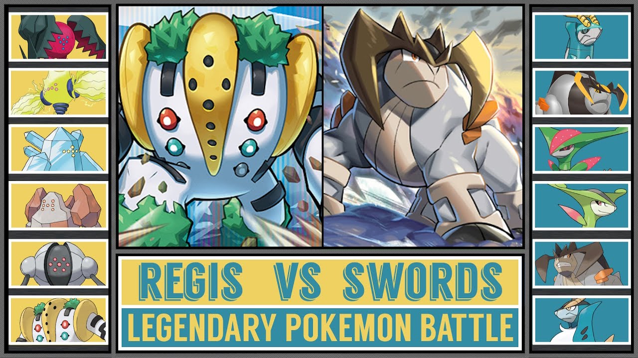REGIS vs SWORDS OF JUSTICE | Legendary Pokémon Battle - YouTube