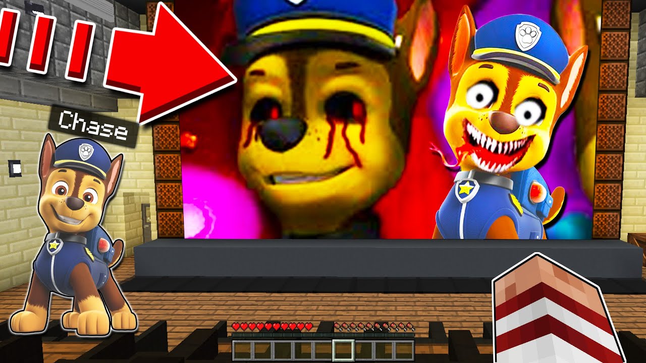 NO VEAS LA PELÍCULA DE CHASE EXE.EN MINECRAFT - YouTube