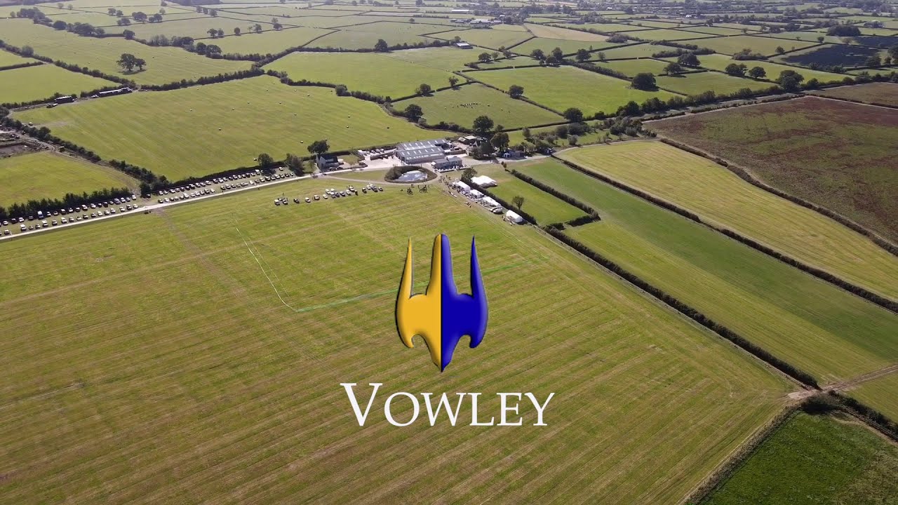 Drone footage of the British Falcon Racing facilities at Vowley - YouTube