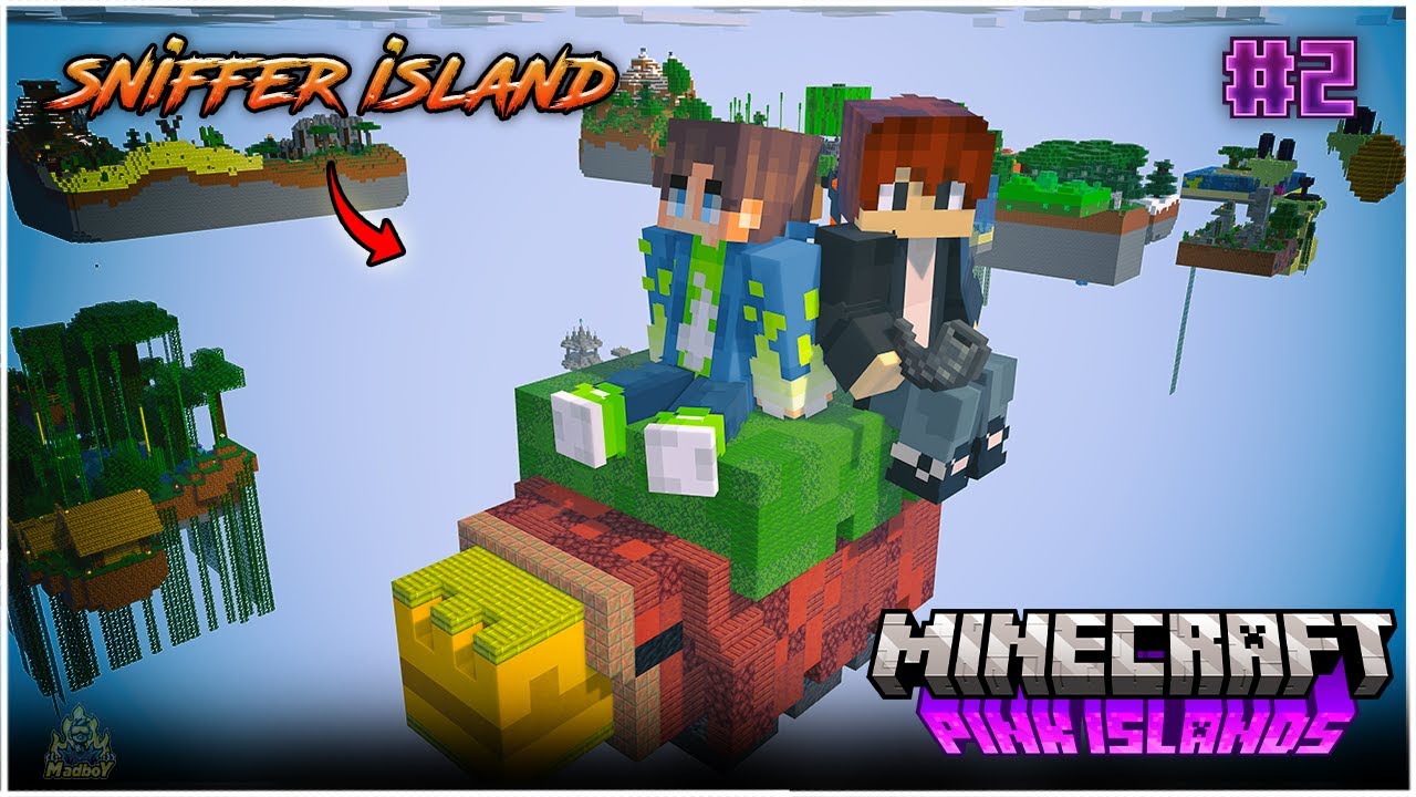 SNIFFER ISLAND 😱 | Pink Islands | Minecraft in Telugu - YouTube