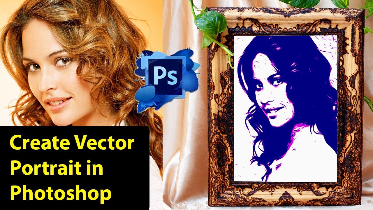 How To Make a Create Vector Portrait in Photoshop CS6 2025 - YouTube