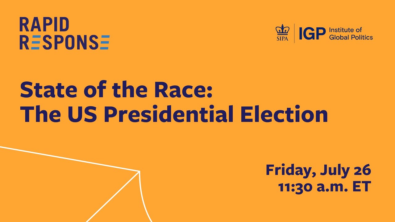 State of the Race: The US Presidential Election - YouTube