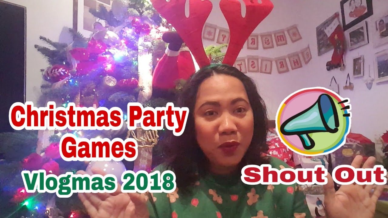 Vlogmas Day 9 Pinoy Christmas Party Games Youtube