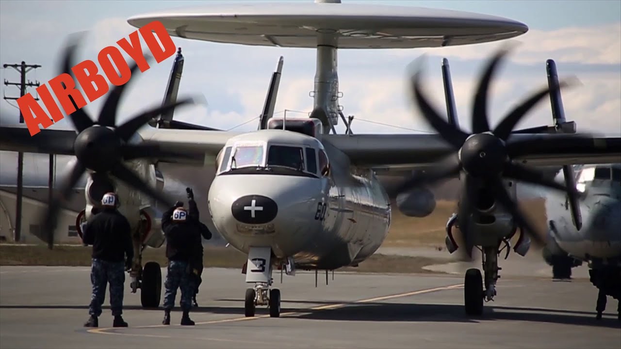E-2C Hawkeye - Joint Base Elmendorf-Richardson - YouTube