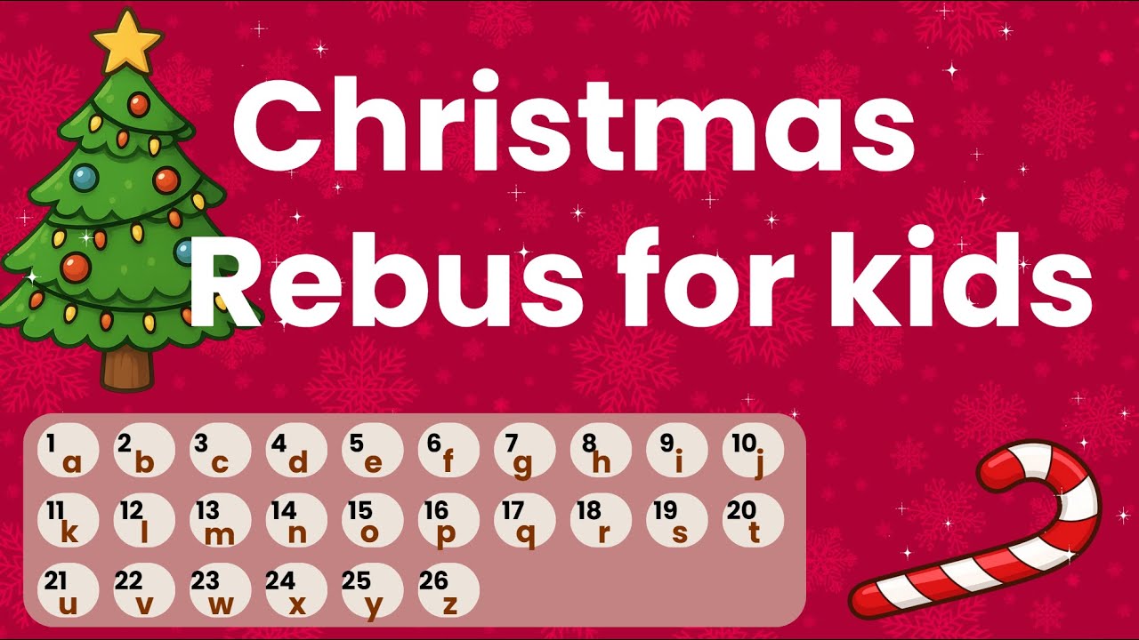 Christmas Rebus | Game for kids - YouTube