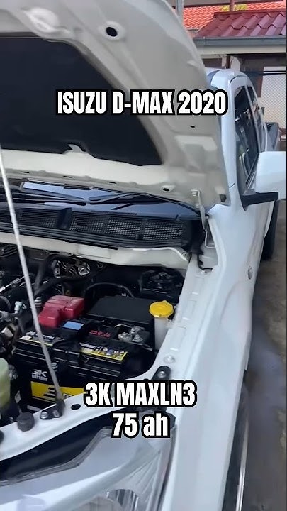 แบตเตอรี่รถ ISUZU D-MAX 2020 : 3K MAXLN3 75 ah - YouTube