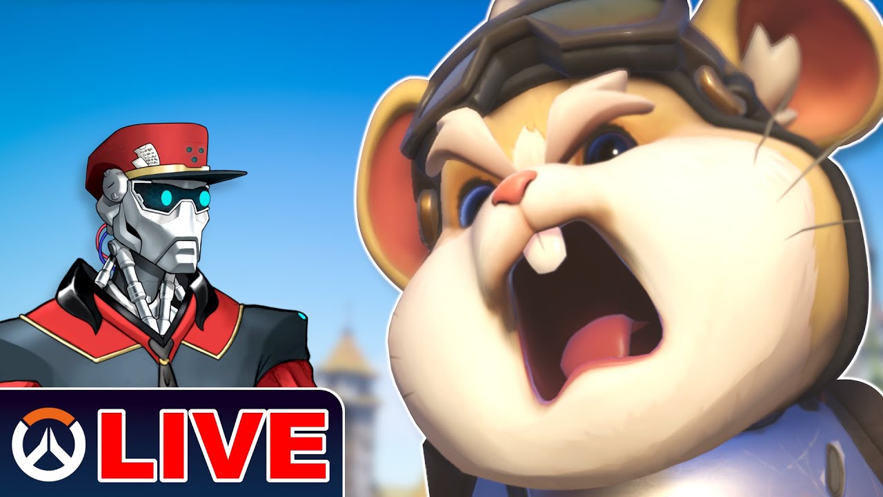 🔴Beware the Hamster in Overwatch 2 LIVE! - YouTube