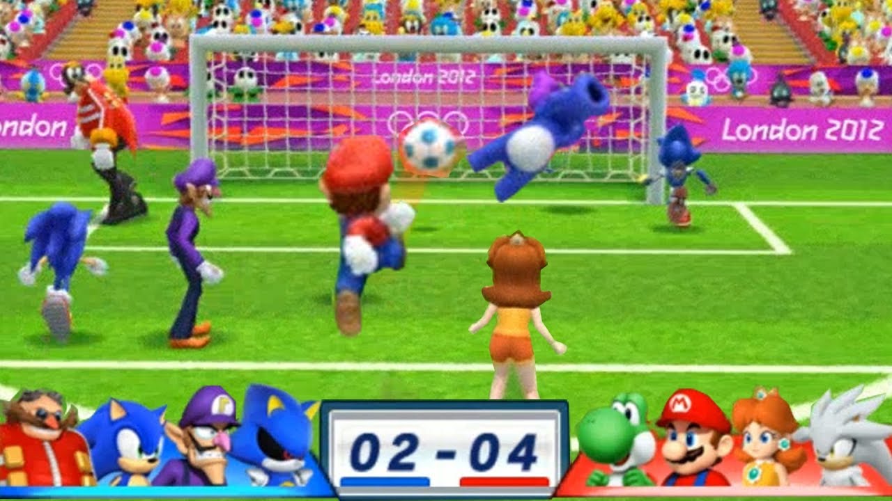 Mario & Sonic At The London 2012 Olympic Games Football #50 With Yoshi ...