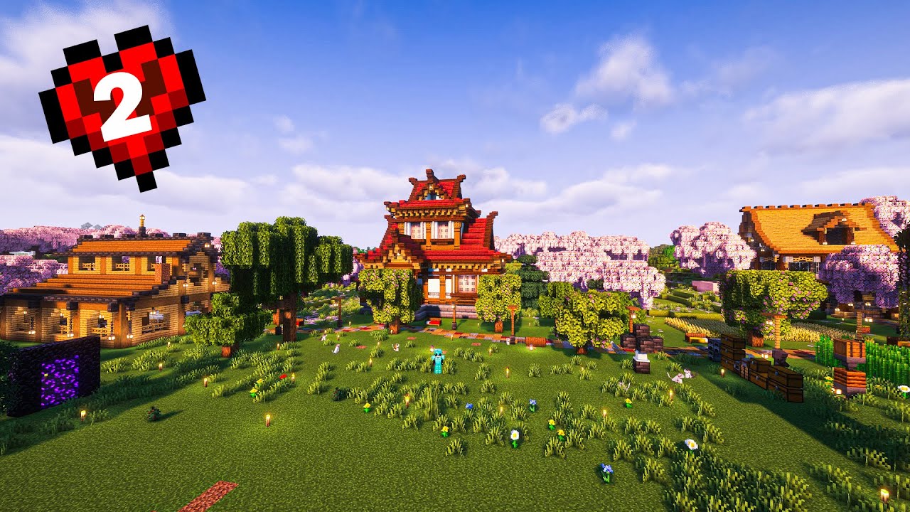 I Built a Cozy BARN and VILLAGER BREEDER in Minecraft Hardcore - Hindi ...