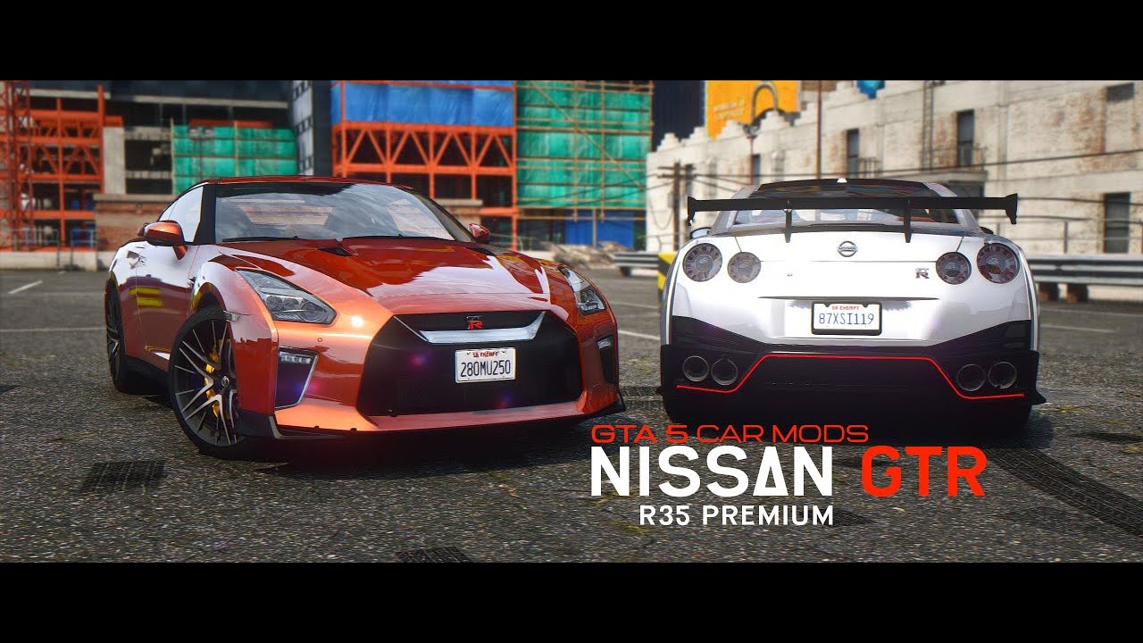 Nissan GTR R35 Premium GTA V Car Mods - YouTube