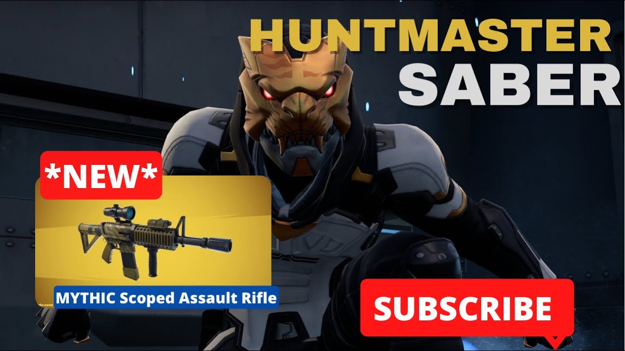 Where is Huntmaster Saber’s Mythic Scoped Assault Rifle in Fortnite ...