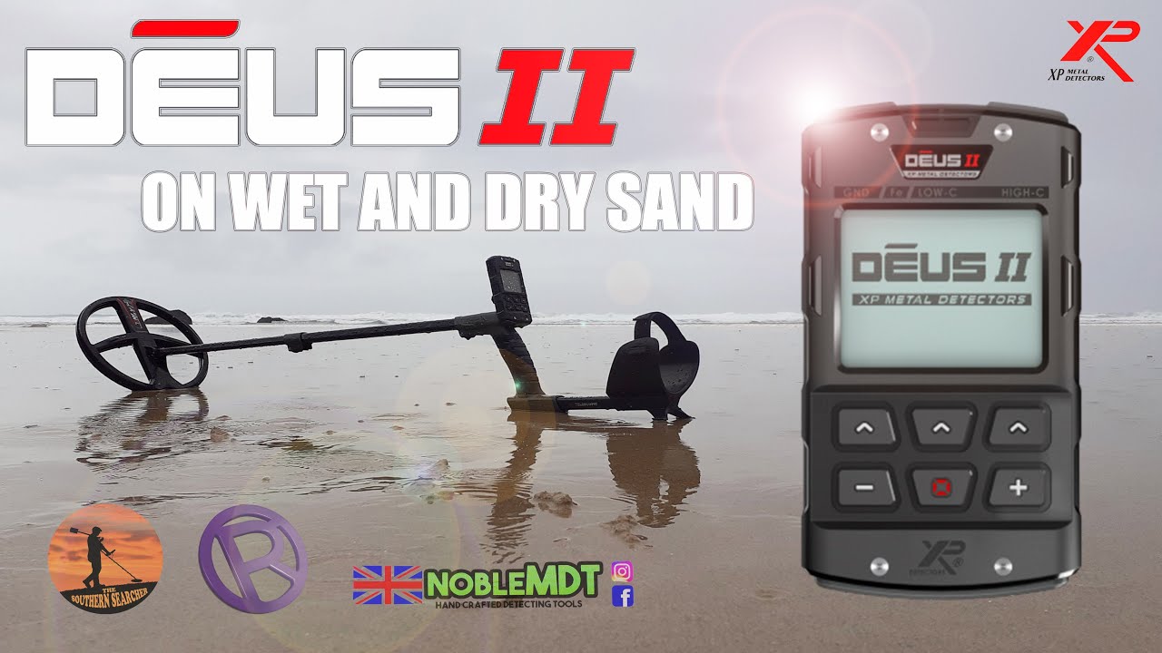 DEUS II ON WET AND DRY SAND | XP DEUS 2 | METAL DETECTING UK - YouTube