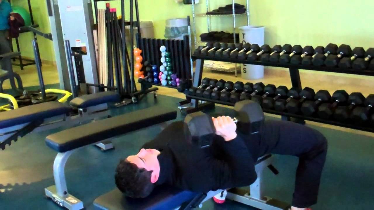 1-Arm Rotational Chest Press - YouTube