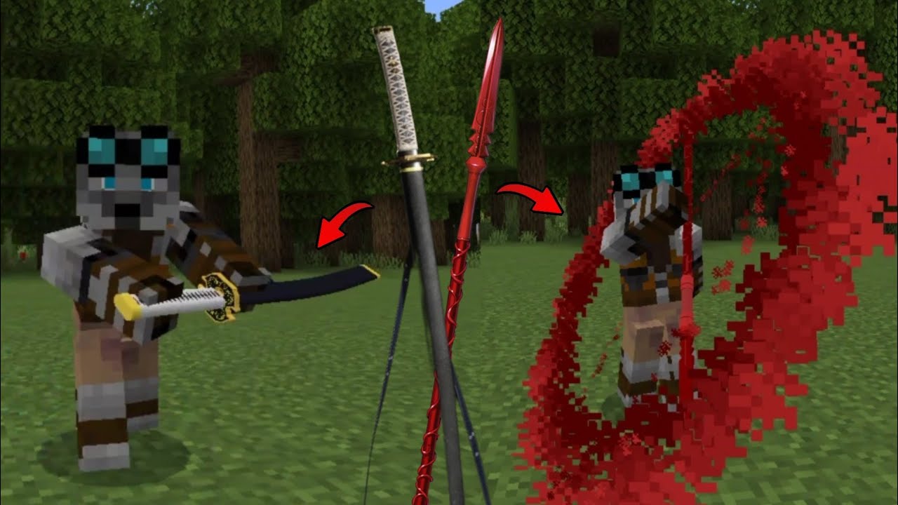 Mod Senjata Paling Keren MCPE - Yamato Addon - YouTube