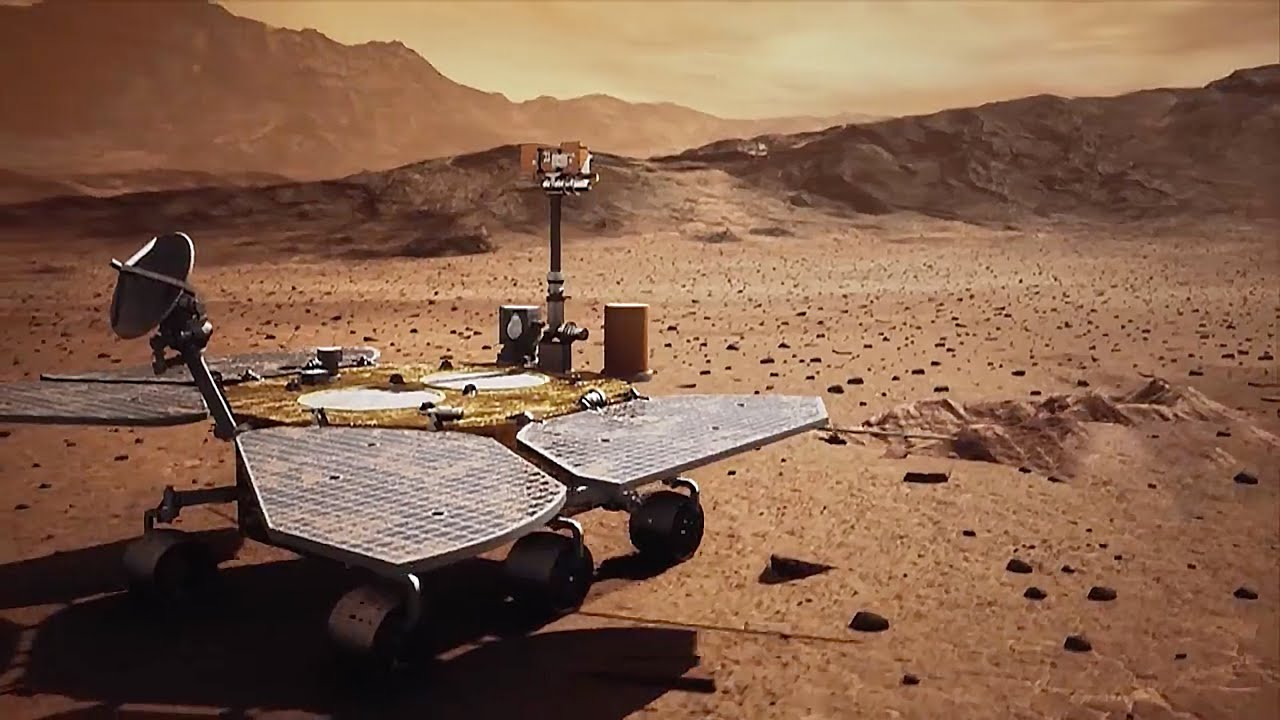 China's Zhurong Mars rover to pass through long Martian winter - YouTube
