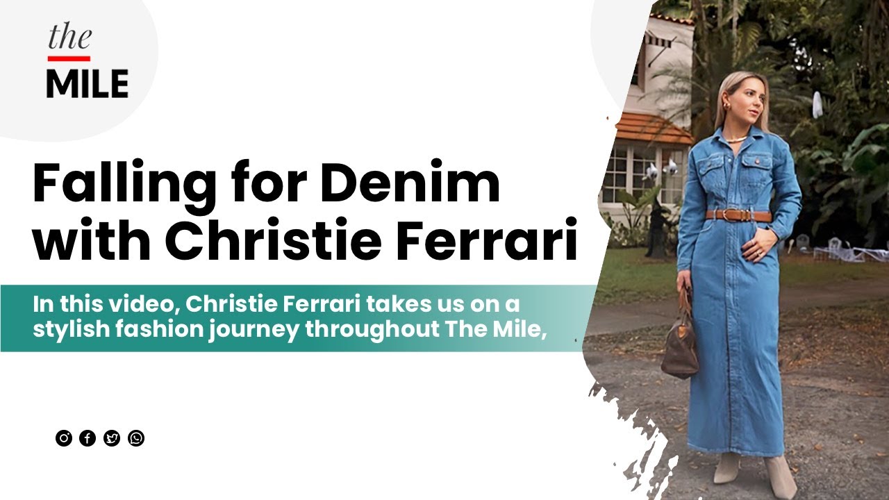 Falling for Denim with Christie Ferrari - YouTube