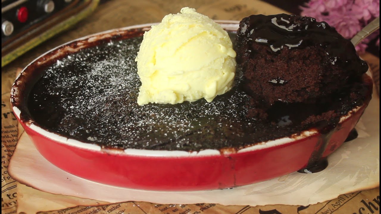 Hot Fudge Chocolate Cake 😋 Recipe By Chef Hafsa - YouTube